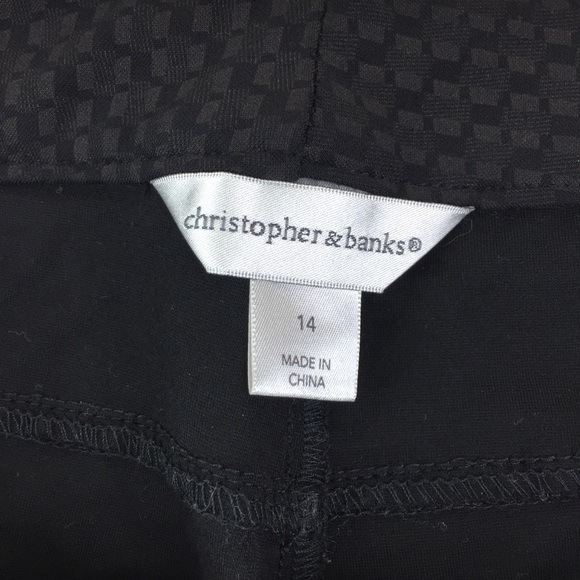 Christopher & Banks | Pants & Jumpsuits | Christopher Banks Black Stretch Pants | Poshmark